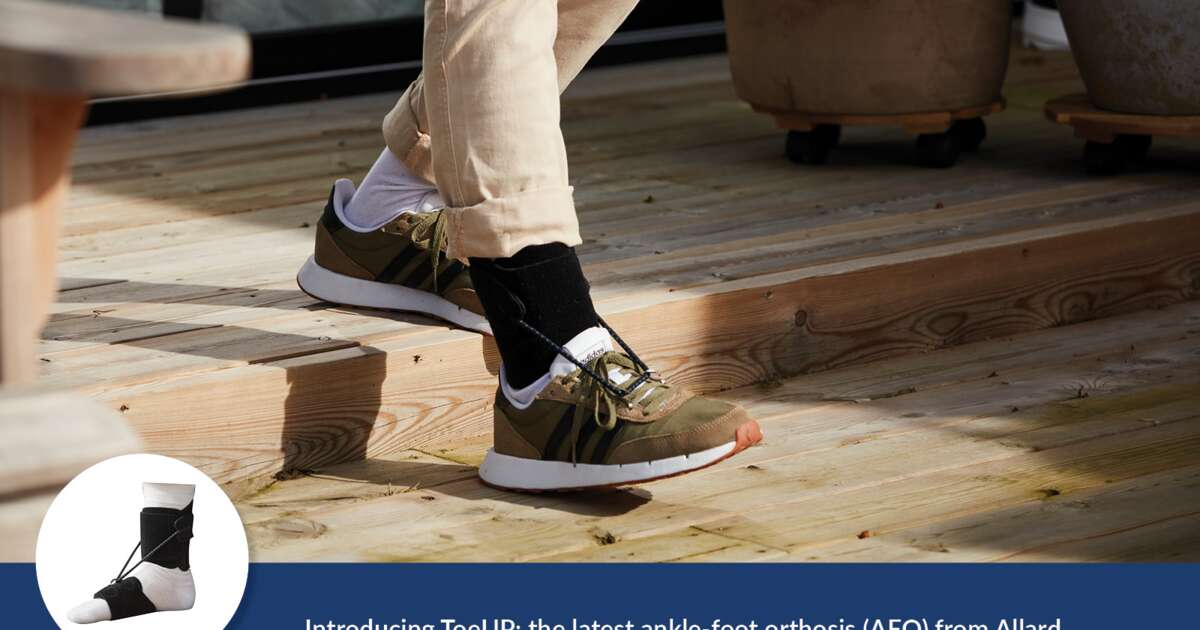 ToeUP™ - A New Drop Foot Orthosis from Allard! | Allard UK
